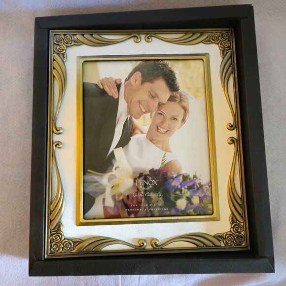 Lenox | Accents | Lenox Gold Scroll 8x Frame Photo Albumfront Frame ...